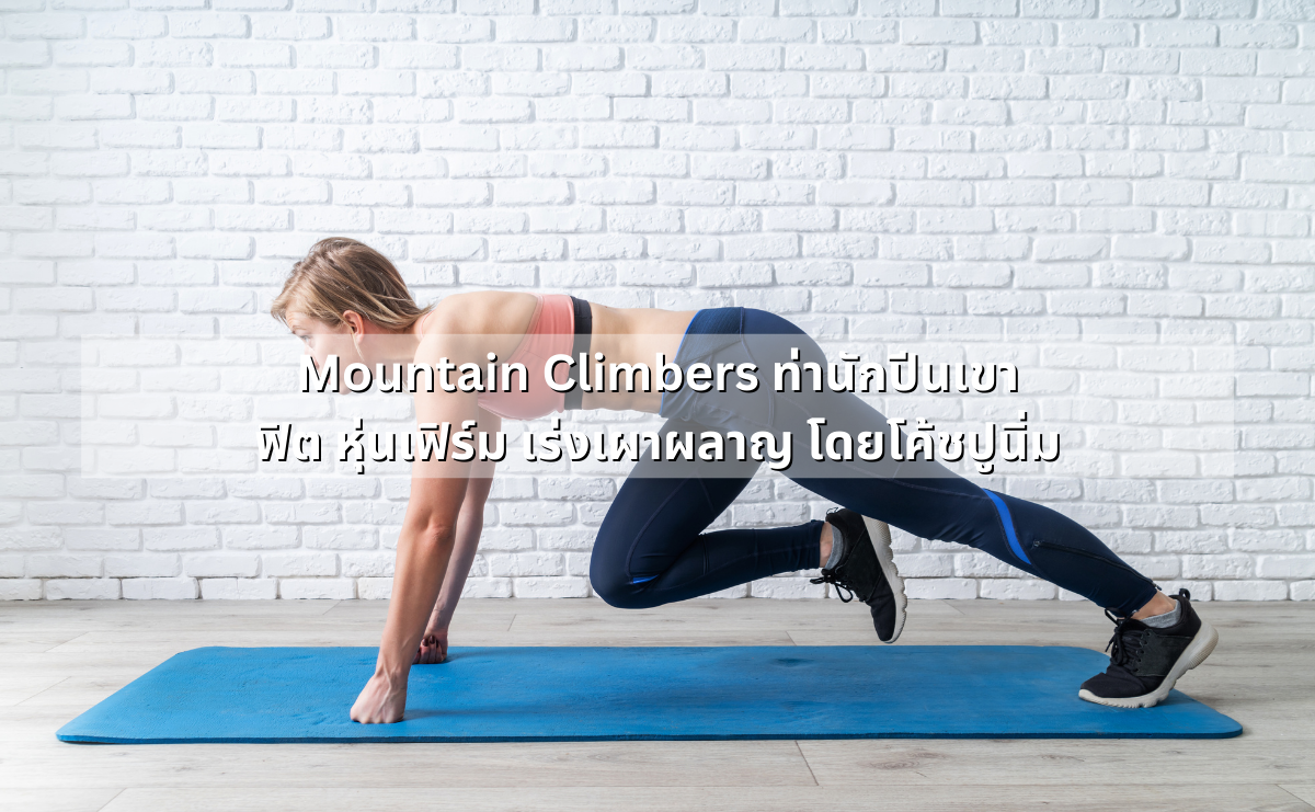 Mountain Climbers ท่านักปีนเขา ลดพุง ฟิตทั่วตัว - Thaigymstuffs | ศูนย์ ...